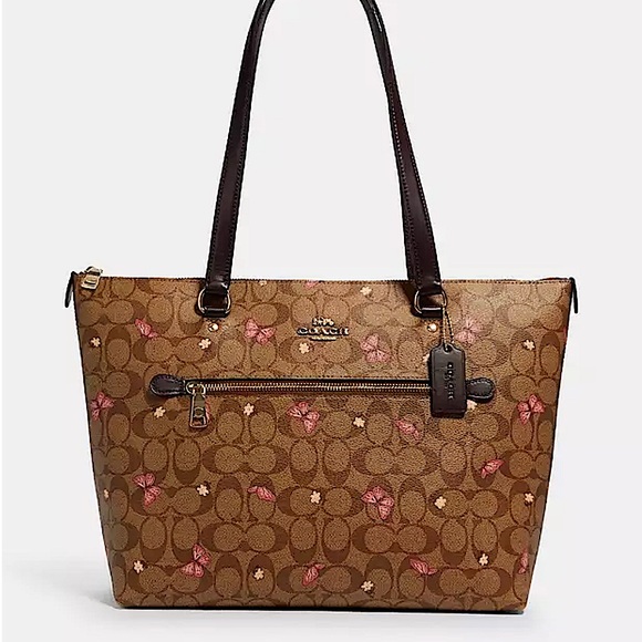 Coach | Bags | Coach Storypatch Gallery Tote Bag In Signature Canvas ...